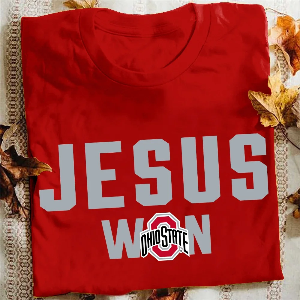 Jesus Won Ohio State Shirt Ohio State Football National Champions ...