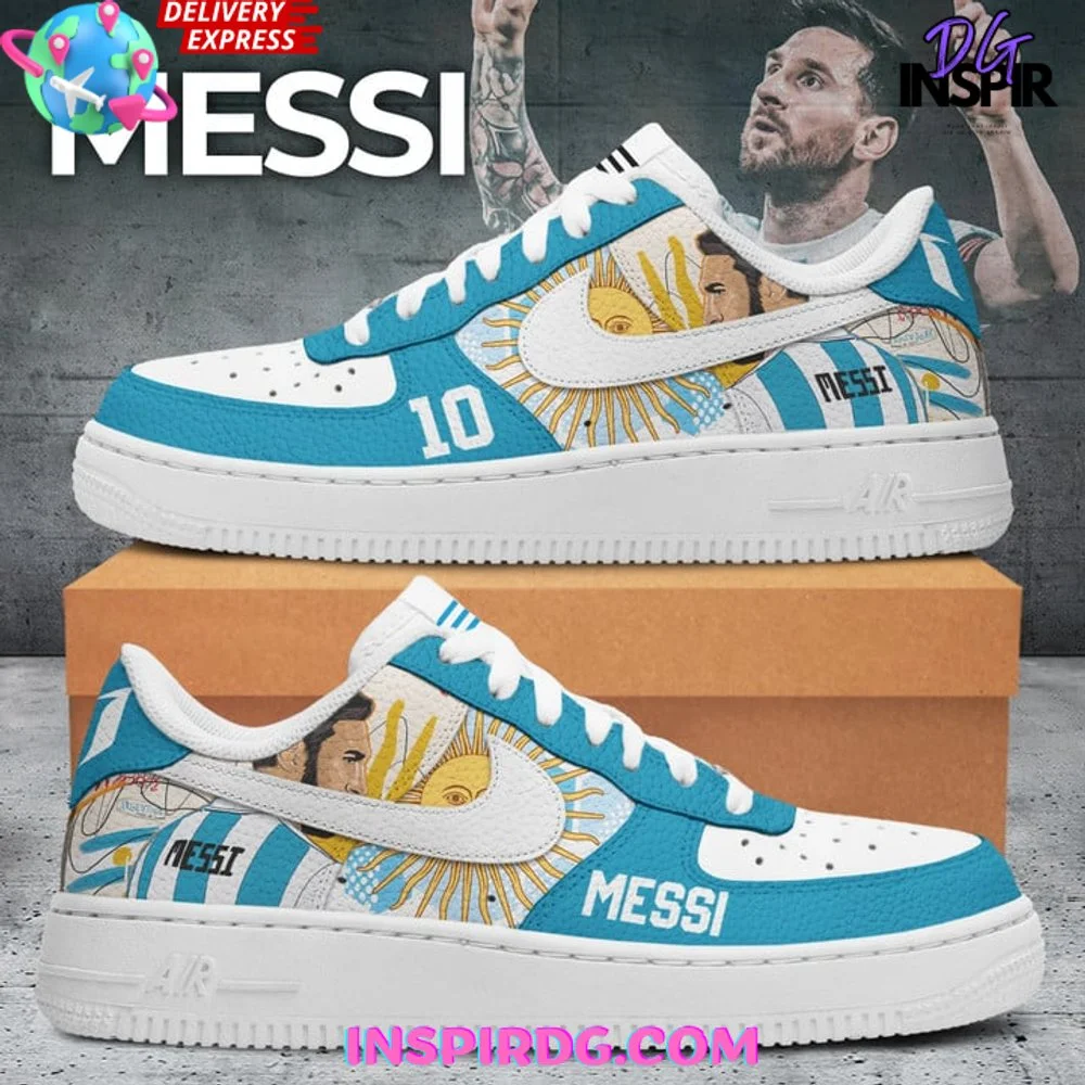 Messi Argentina Goat 2024 Limited Edition Air Force 1 – KitchenAirs