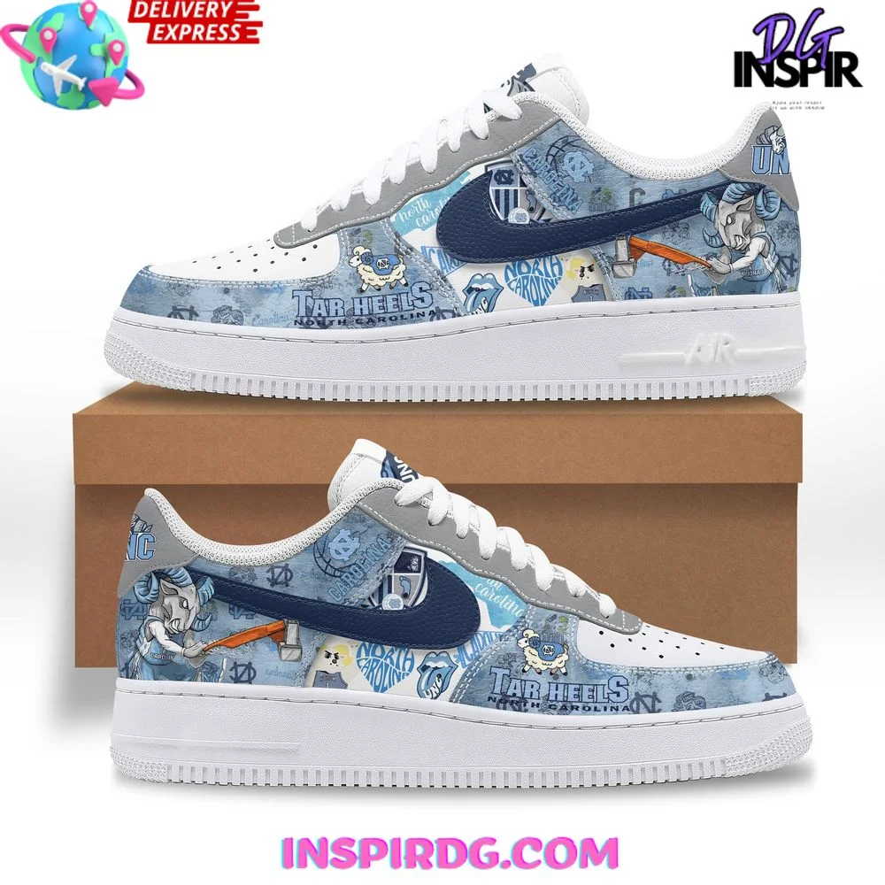 North Carolina Tar Heels Spirit Limited Edition Air Force 1 – GoUsShop ...