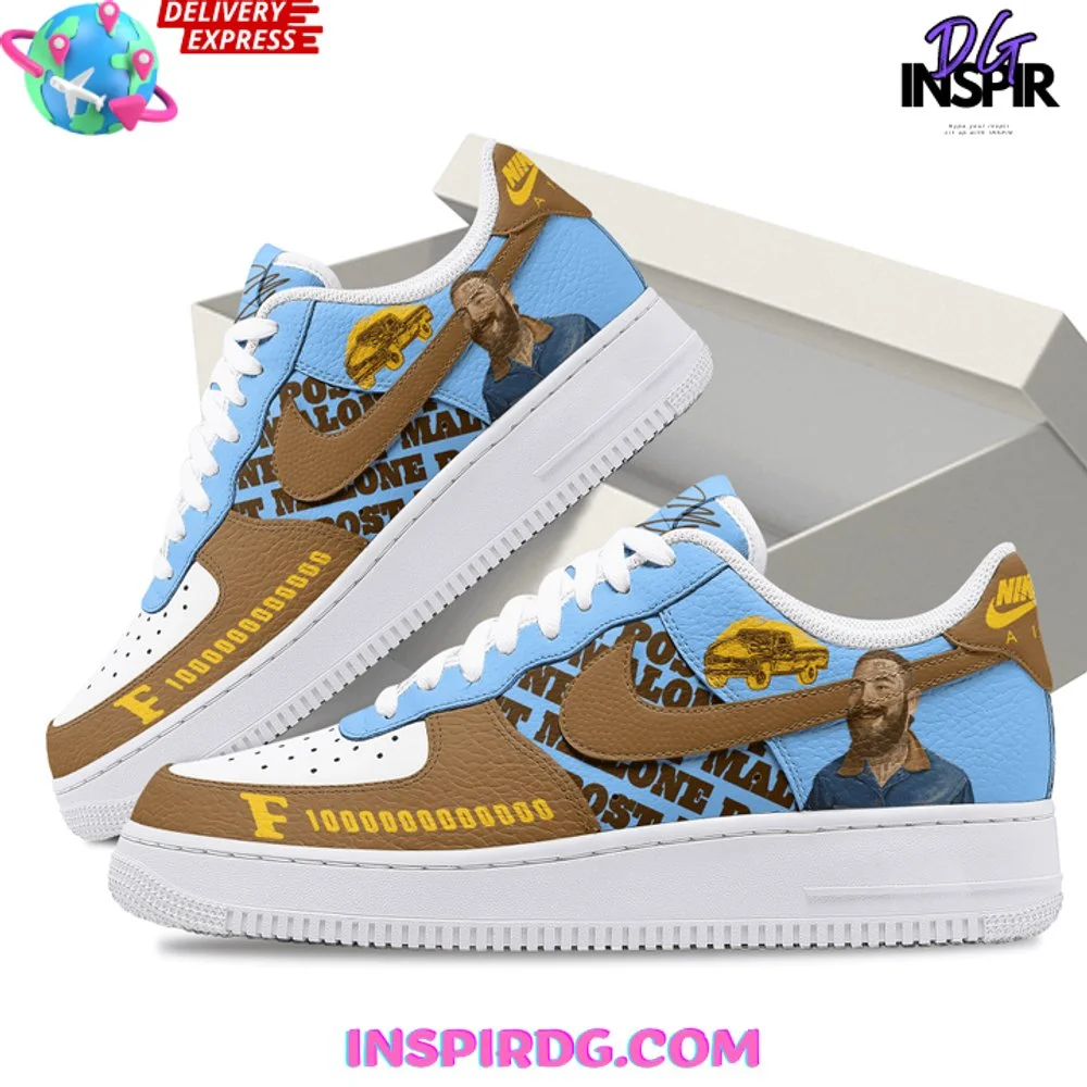 Post Malone F1 Trillion Limited Edition Air Force 1 – KitchenAirs
