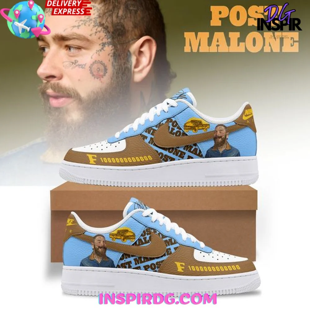 Post Malone F1 Trillion Limited Edition Air Force 1 – KitchenAirs
