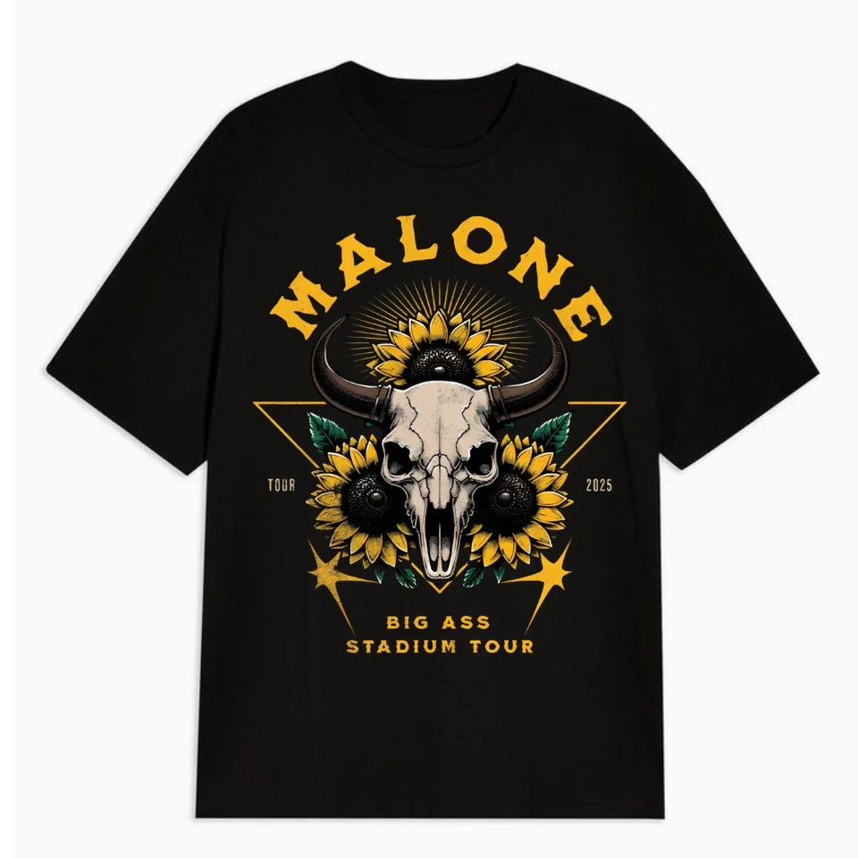 Post Malone The Big Ass Stadium Tour Merch Shirt 2025 Concert Items Tee ...
