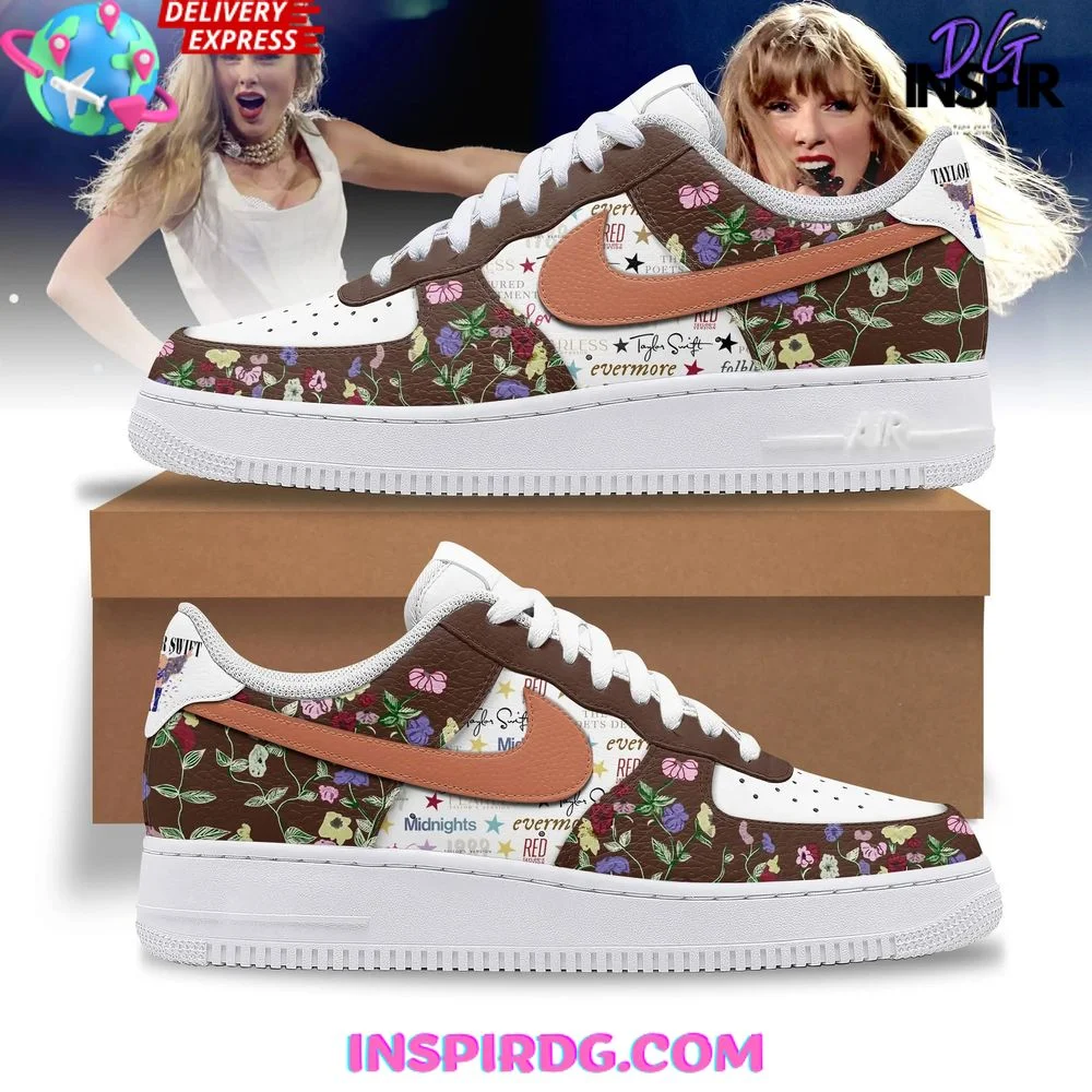 Taylor Swift Floral Limited Edition Air Force 1 – GoUsShop – GoUsShop